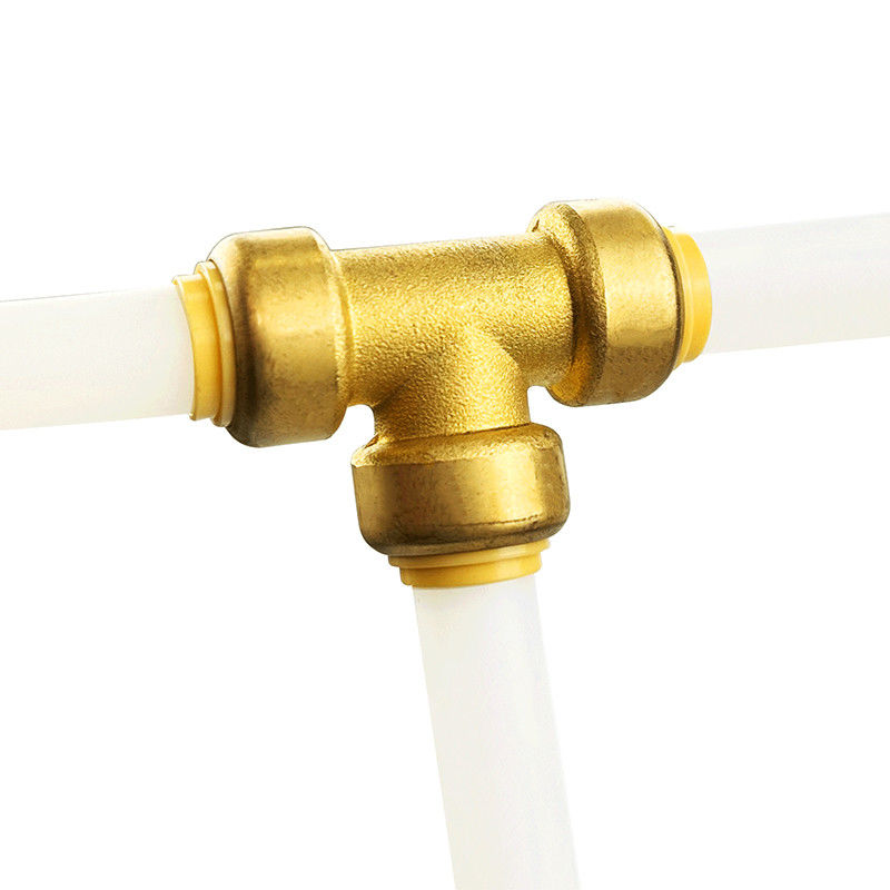 Lead Free Brass Push Fit Fittings Coupling Pipe Connector Brass ...